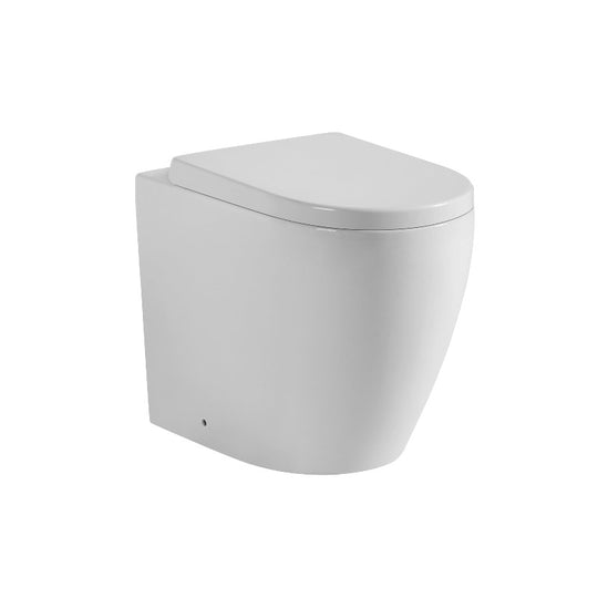 Elvera Rimless Extra Height Wall Faced Toilet Pan – Aurum Bathroomware